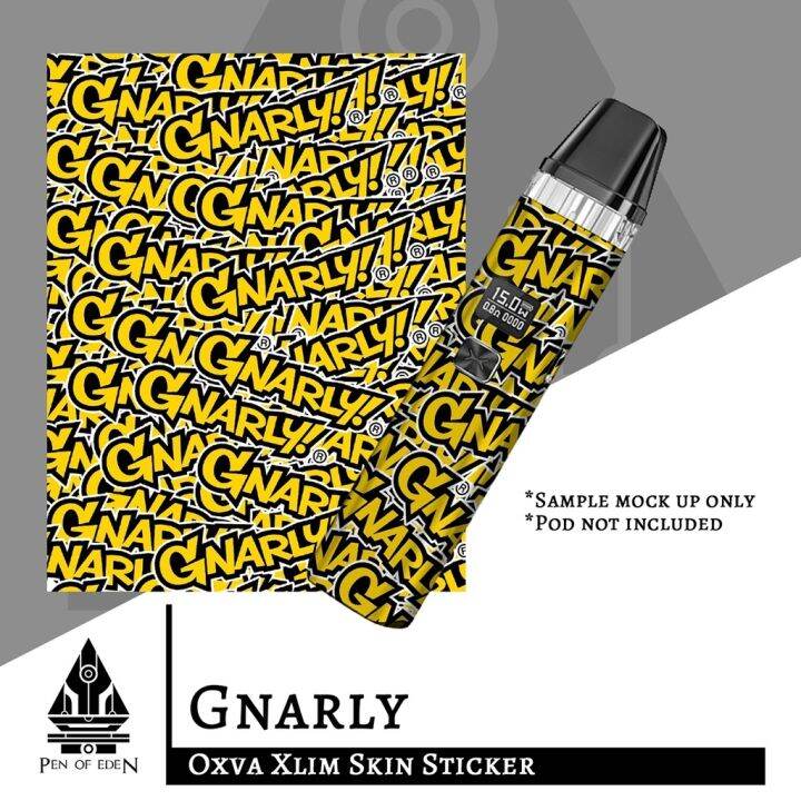 VAPER Gnarly Oxva Xlim Skin Sticker (STICKER ONLY! DEVICE IS NOT ...
