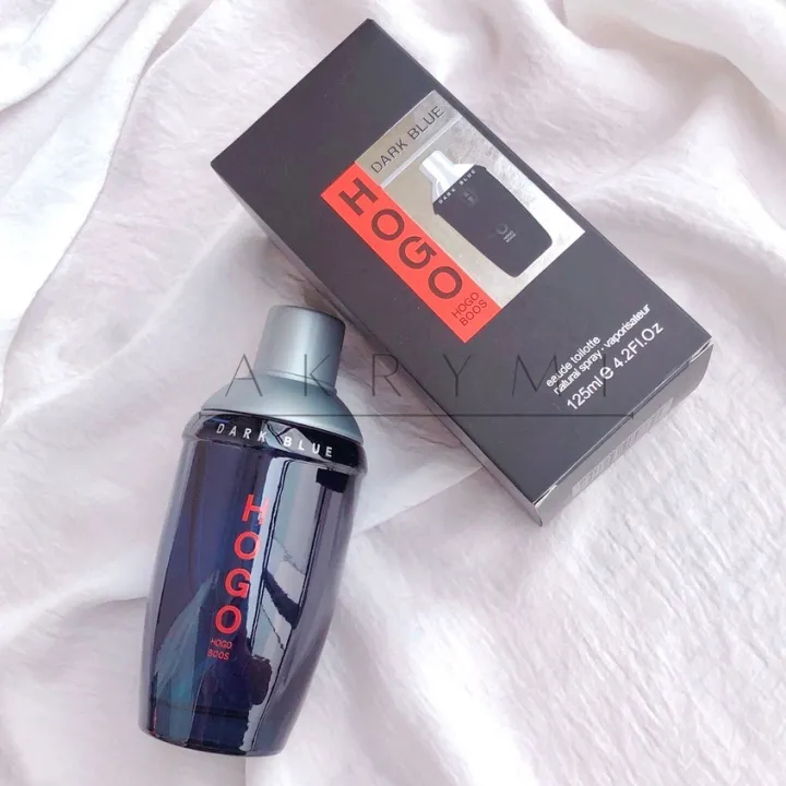 PERFUME FOR MEN HOGO DARK BLUE 125ML permanent fragrance | Lazada PH
