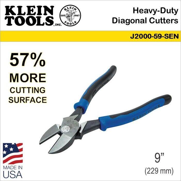 Klein Tools Heavy-Duty Diagonal Cutters - J2000-59-SEN | Lazada PH