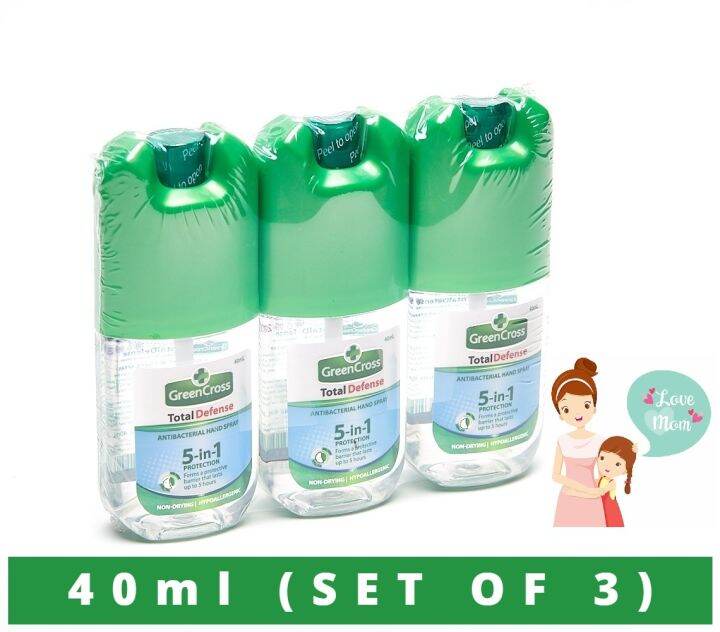 Green Cross Total Defense 5-in-1 Protection Antibacterial Sanitizer ...