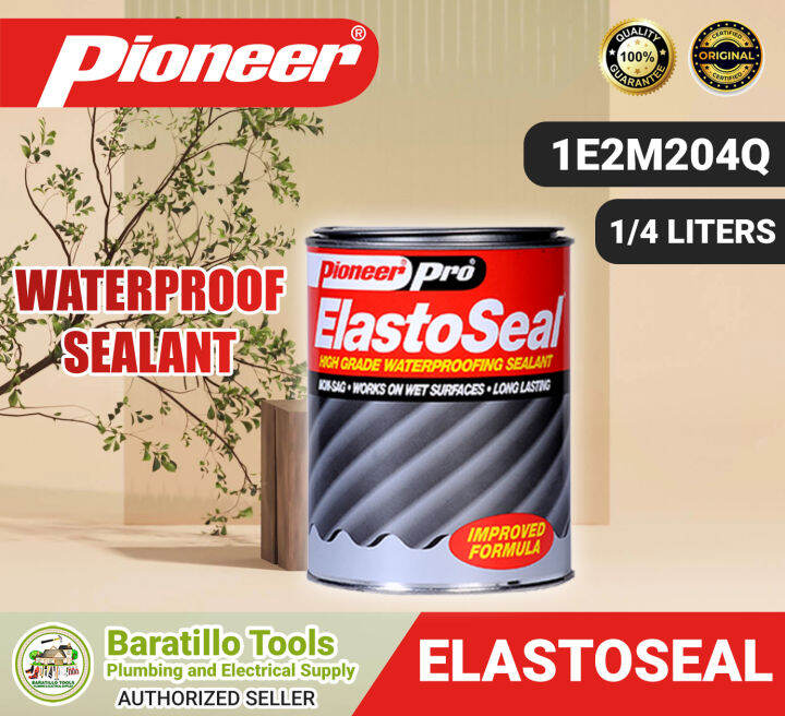 Pioneer ElastoSeal High Grade Waterproofing Sealant 1/4L, 1/2L & 1L ...