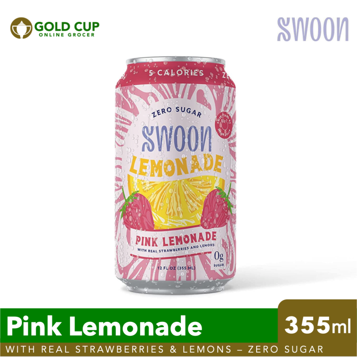 Swoon Pink Lemonade 355ml (Zero Sugar - 5 Calories) | Lazada PH