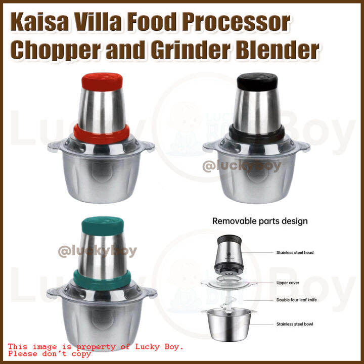 Kaisa Villa Meat Grinder Multipurpose Blender Electric Food Processor Meat Grinder | Lazada PH