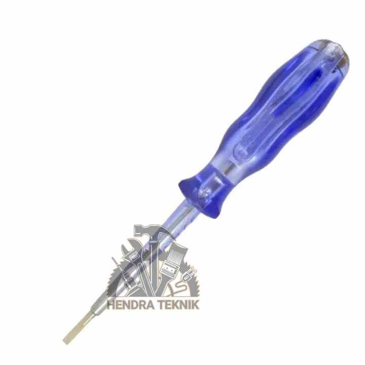 OBENG TESPEN 240V TEST PEN PREMIUM TESTPEN HD OBENG LISTRIK 3" IN INCH ...