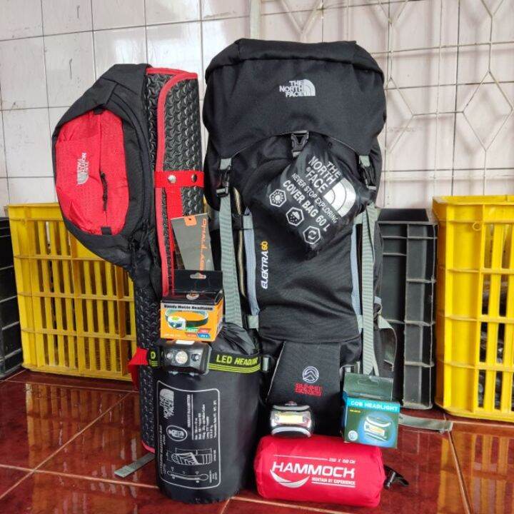 [ PAKET LENGKAP CAMPING ] TAS RANSEL GUNUNG CARRIER 60 LITER TAS ...