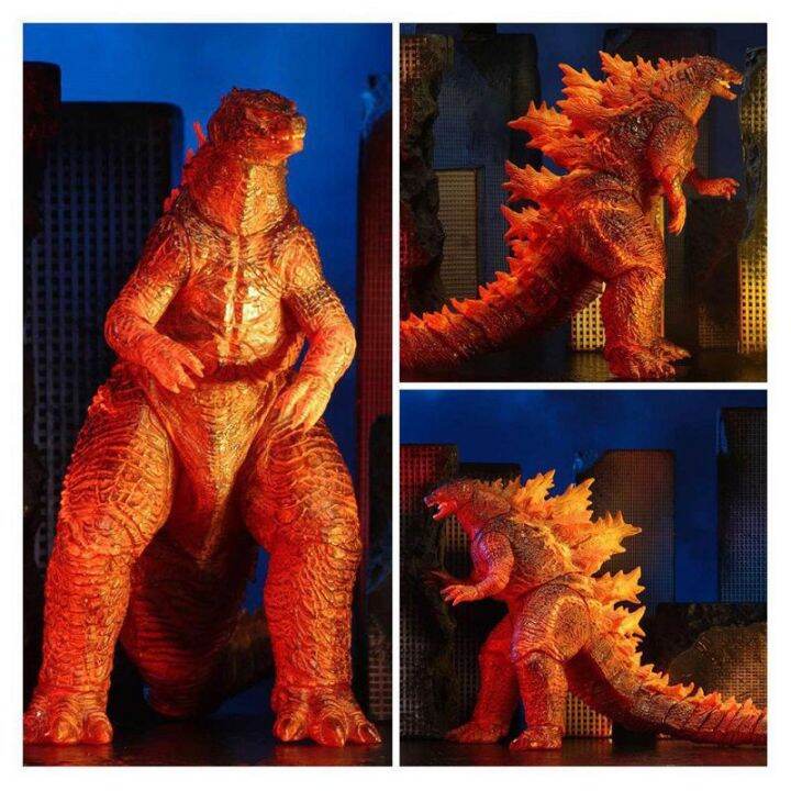 NECA Godzilla King of the Monsters Fire Burning Godzilla Action Figure ...