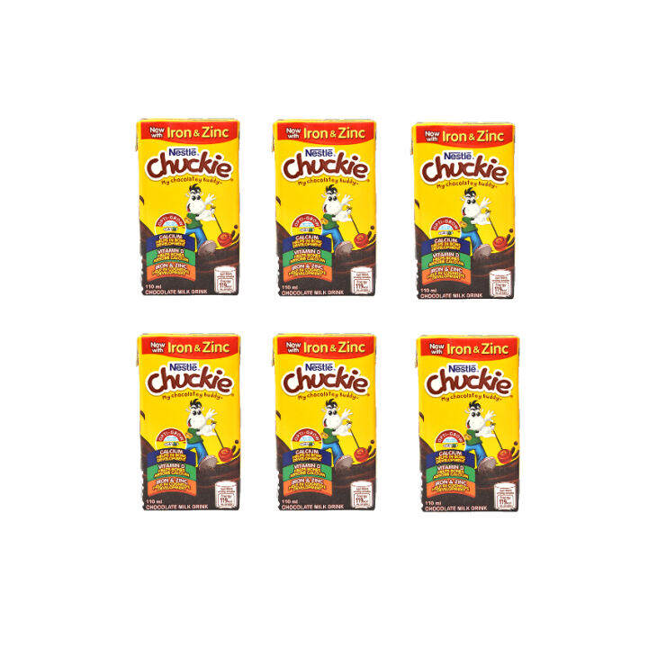 Nestle Chuckie Chocolate Milk (6 x 110g) | Lazada PH