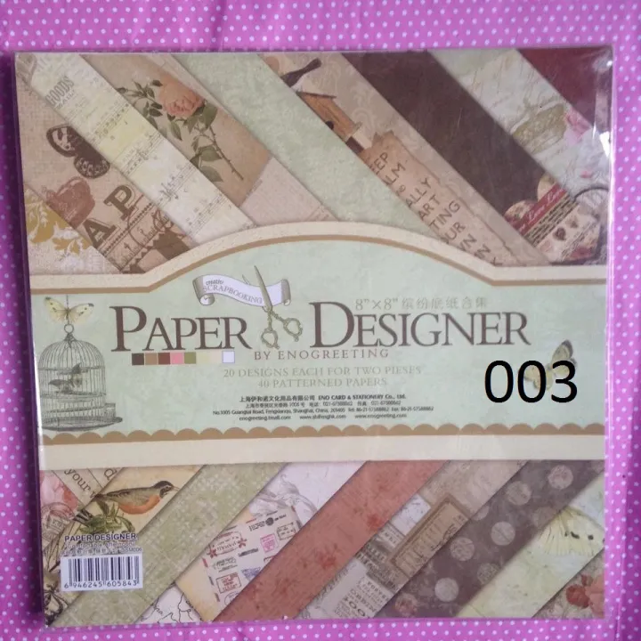 【05R0PhBn】Paper Designer Scrapbook 8 x 8 | Lazada PH