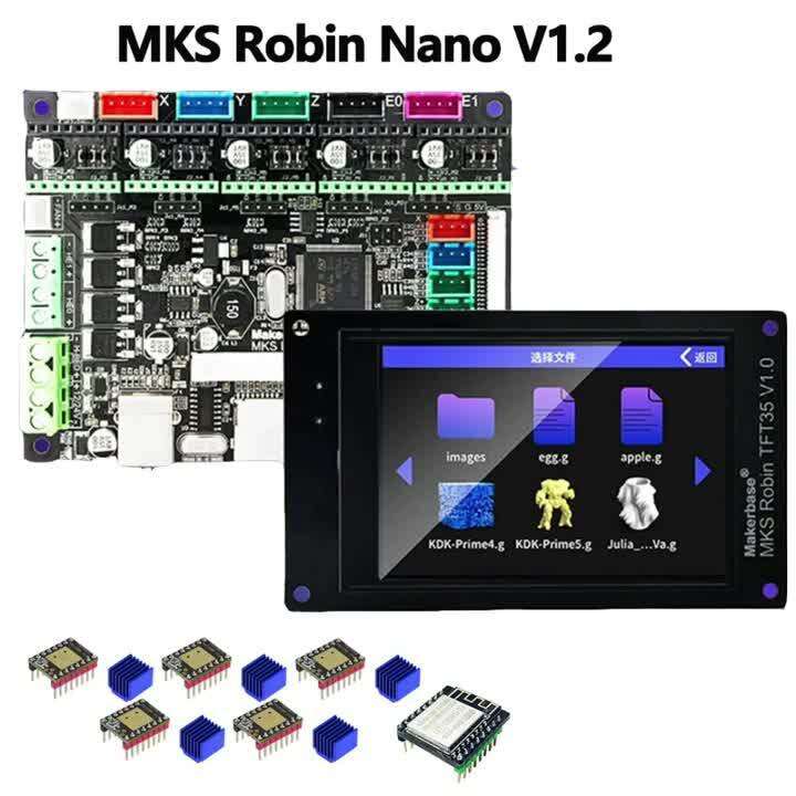 Mks Robin Nano V3 1v1 2 Control Board 3d Printer 32 Bit Controller Kit