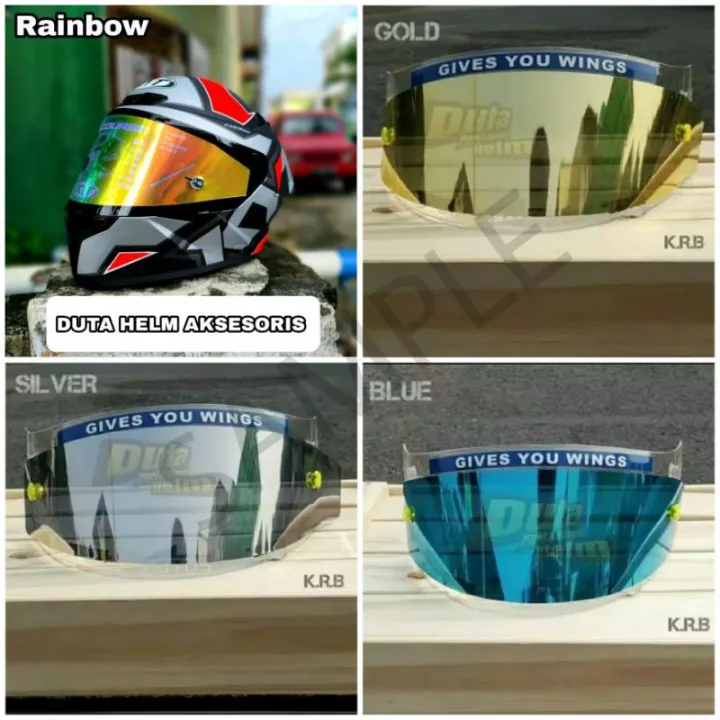 Tear Off Helmet KYT Vendetta TT Course NFR Iridium Flat Visor ...