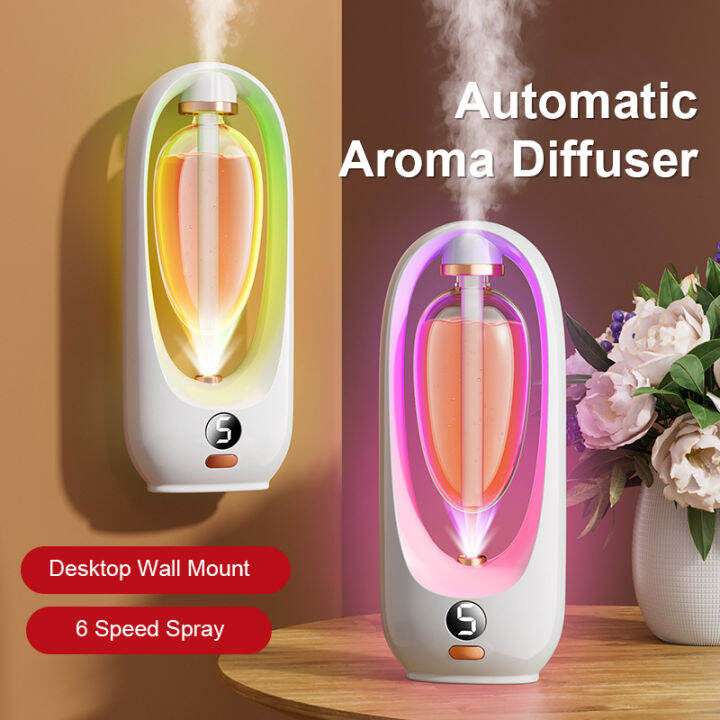 Digital Display Rechargeable Fragrance Machine Automatic Aroma Diffuser ...