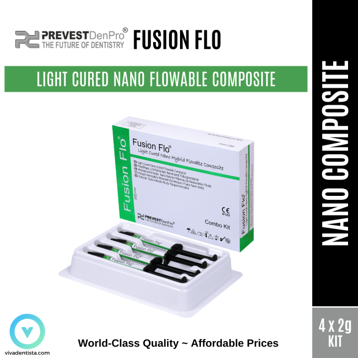 PREVEST DENPRO Fusion Flo Kit (Light Curing Universal Nano Flowable ...