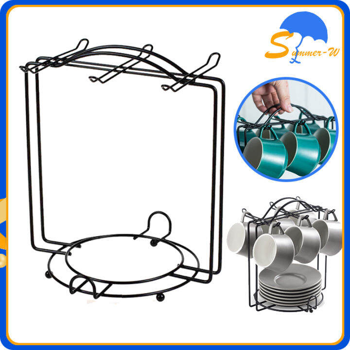 RaK Gantung Cangkir Stainless Steel/Rak Gelas Gantung/Rak Gelas Besi ...