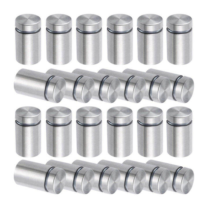 24Pcs 3/4 x 1 Inch Sign Holders Standoff Screws Wall Standoff Holders ...