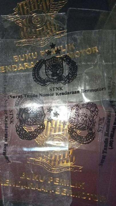 Plastik STNK Hitam teba 2 pcs / Pelindung STNK Motor dan Mobil | Lazada ...