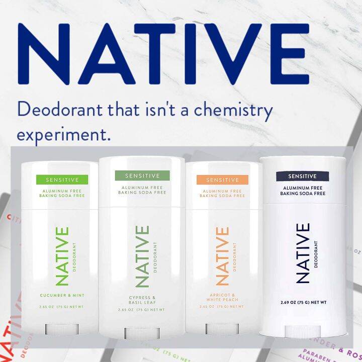 Native Deodorant Sensitive Natural Deodorant for Women and Men Baking ...