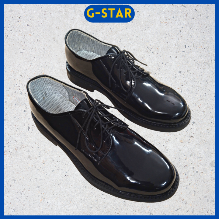 G-Star Marikina Made Black Shoes for Men Charol Shoes for Criminology ...