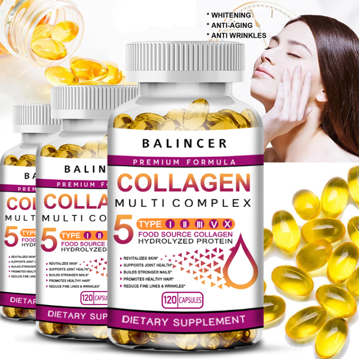 Collagen Complex for Skin Hair Growth, Nails, Joints and Anti-Aging ...