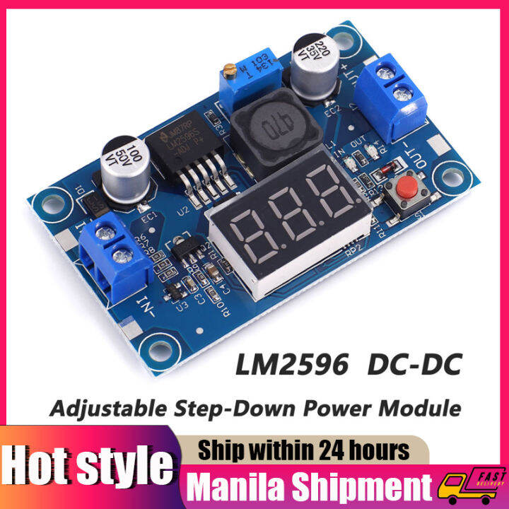 【Original + 24 hours delivery】LM2596 DC-DC Step Down Module DC 4.0-40V ...
