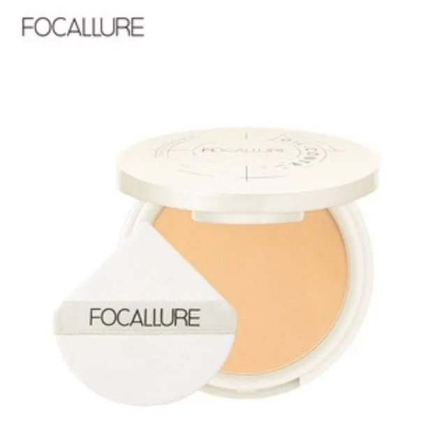 FOCALLURE Natural Oil-control Powder Stay-Matte Bedak Hingga 12 Jam ...