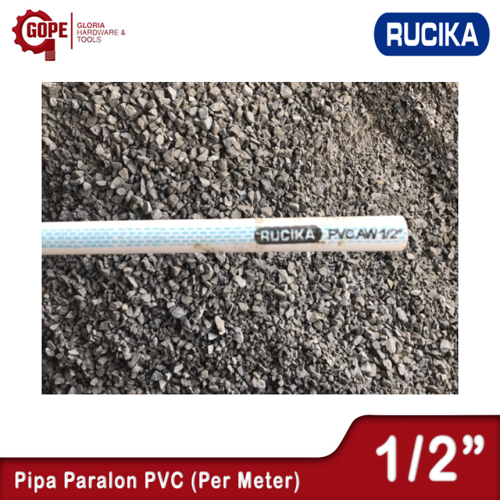(METERAN) PIPA PARALON PVC RUCIKA WAVIN 1/2" | Lazada Indonesia