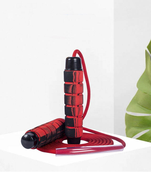 3M Heavy Adjustable Weighted Skipping Jump Rope Ball-Bearing Cable Foam ...