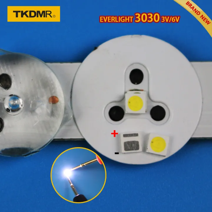 100pcs led tv backlight 1.2W 3030 3V 6V kit electronique led led for ...