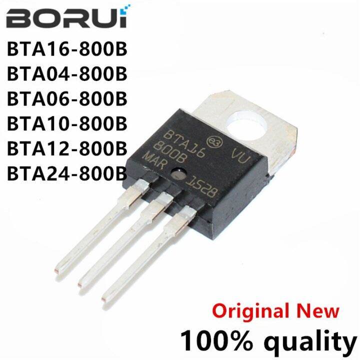 10pcs BTA16-800B TO-220 BTA16-800 BTA16 800V 16A BTA04-800B BTA06-800B BTA10-800B BTA12-800B ...