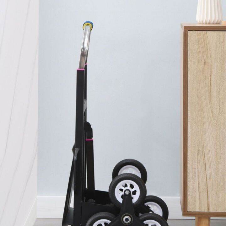 Spot parcel post Stair Climbing Hand Buggy Six-Wheel Folding Luggage ...