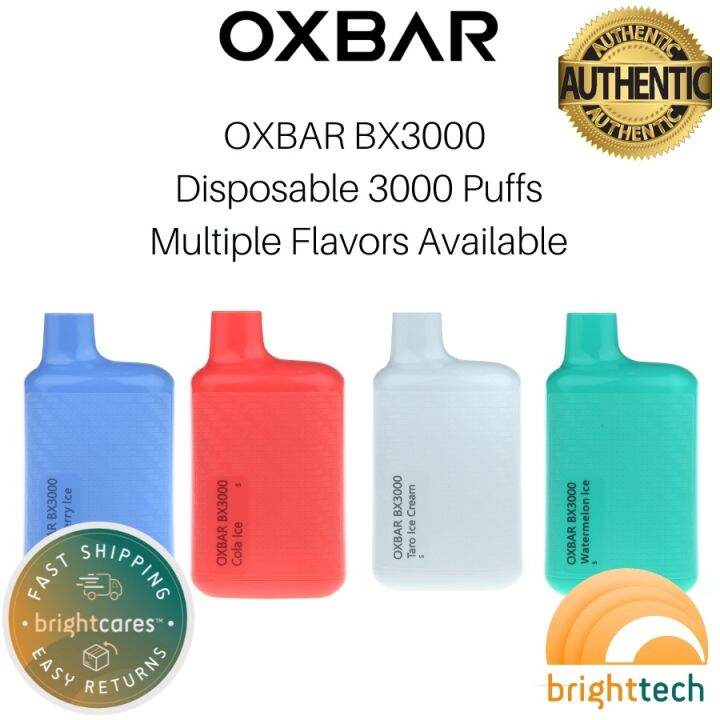 VAPER OXBAR BX3000 3000 Puffs Original Disposable (10ml 5 Nic) | Lazada PH