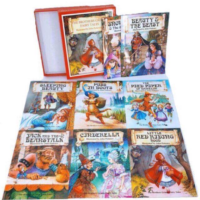 8 in 1 GRIMM Set Fairy Tales Bedtime Story Books | Lazada PH