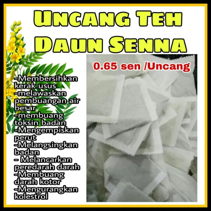 Slimming tea 100 % Daun senna/Senna Tea leaf/ Daun sena uncang | Lazada