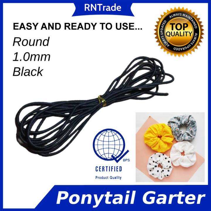 1 meter / 3 meter / 5 meter Garter Strings 1mm thick (Ponytail Garter ...