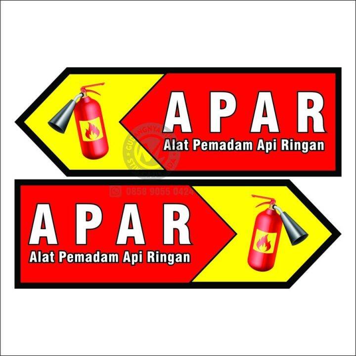 STIKER VINYL PENUNJUK LOKASI APAR (DIJUAL SATUAN) | Lazada Indonesia