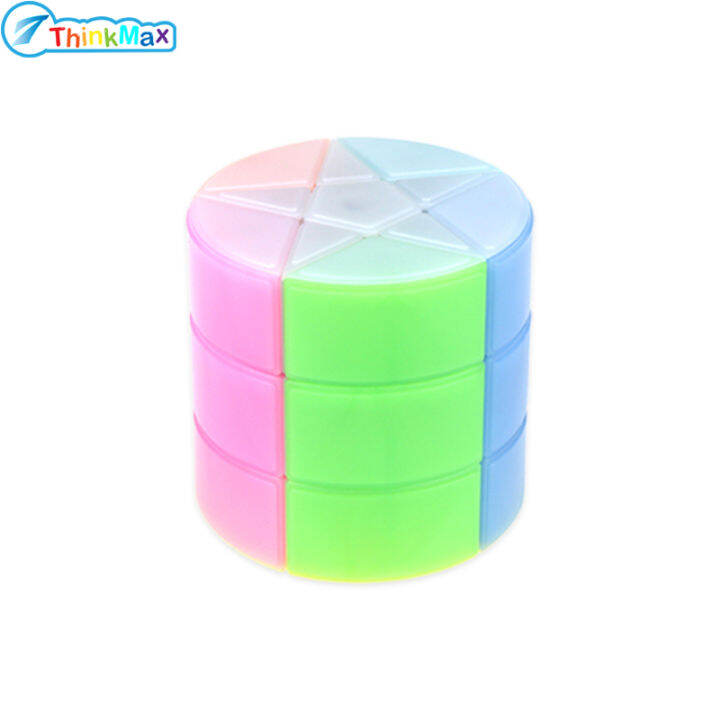 Thinkmax ทรงกระบอกเมจิก Cube ที่มีสีสัน T Wisty เกมปริศนาของเล่นพัฒนาทางปัญญา | Lazada.co.th
