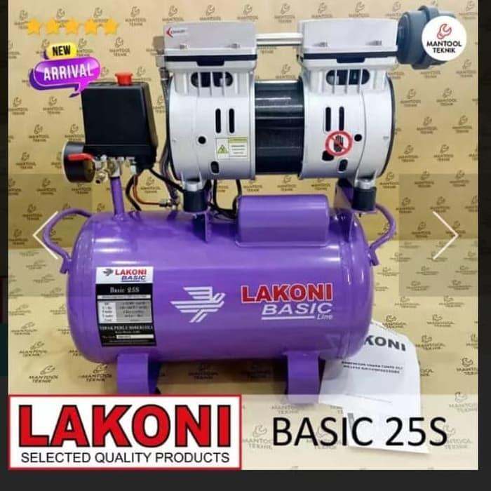 LAKONI Basic 25S Kompresor Silent 3/4 HP 24 Liter | Lazada Indonesia