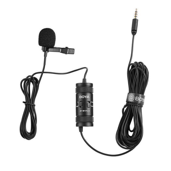 BOYA BY-M1 Pro II Universal Clip-on Microphone Omni-directional ...