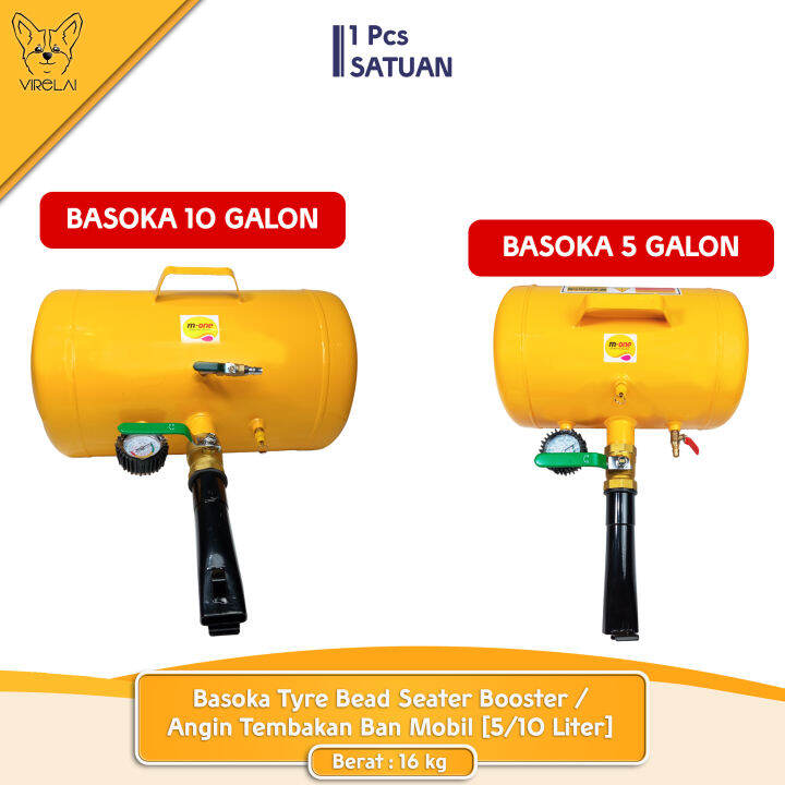 [5 / 10 Galon] Basoka bazooka Tyre bead seater booster Angin Tembakan ...