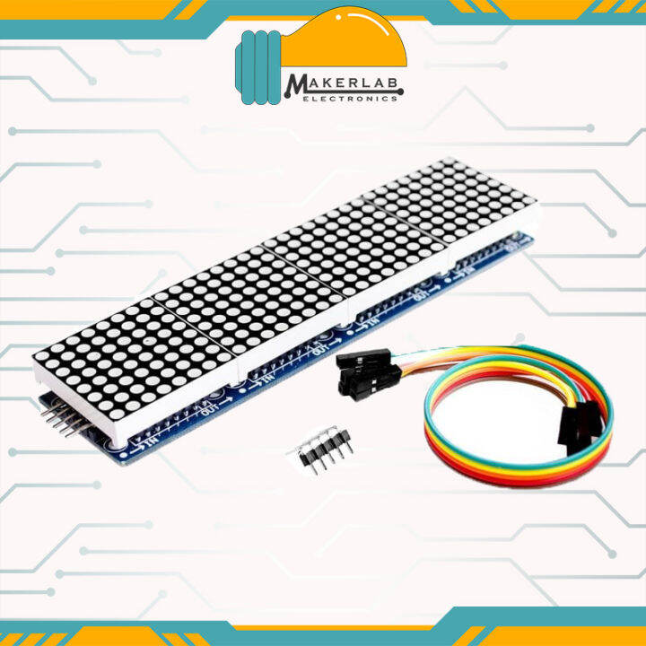 MAX7219 Microcontroller 4-in-1 Display Dot Matrix Module | Lazada PH