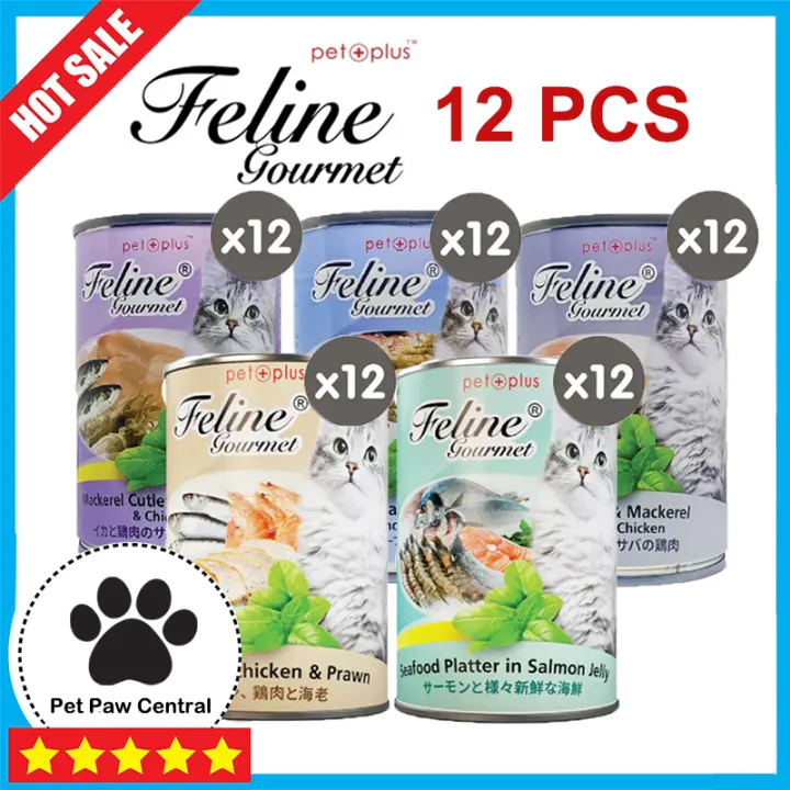 Pet Plus Feline Gourmet Wet Cat Food 400g - SET OF 12 | Lazada PH