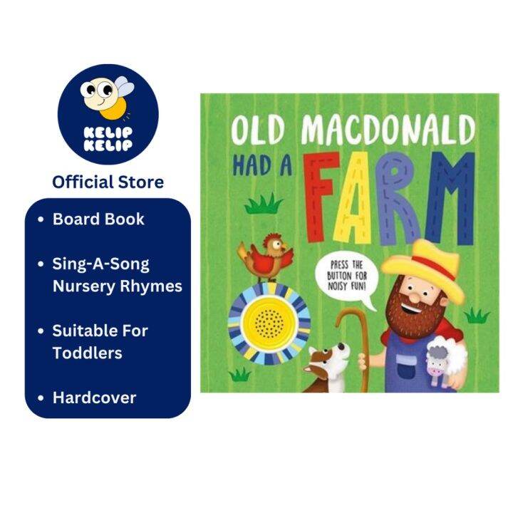 Old Macdonald Had A Farm Sound Book To Press The Button & Sing Along ...