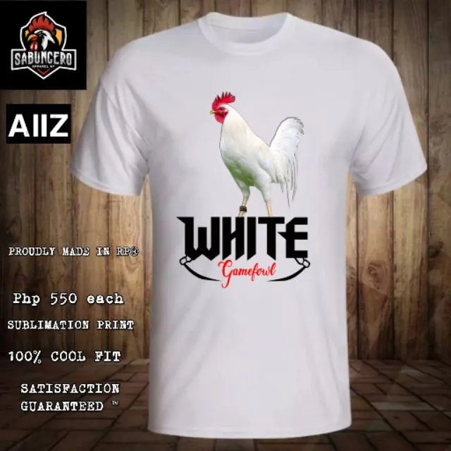 Sabungero Tshirt WHITE | Lazada PH