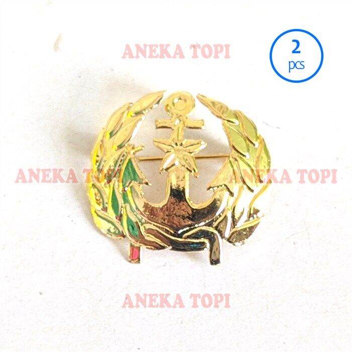 Pin Kopsteken Jantra Monogram Pelayaran - Atribut Taruna Pelayaran Pin ...