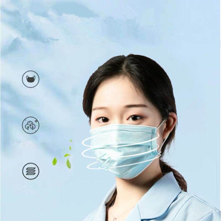 TY.Face Masks 3-Ply Disposable Surgical Face Mask（50pcs/pack） | Lazada PH