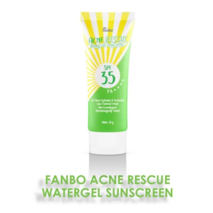 Fanbo Acne Rescue Water Gel Sunscreen SPF 35 SF, PA ++++ | Lazada Indonesia