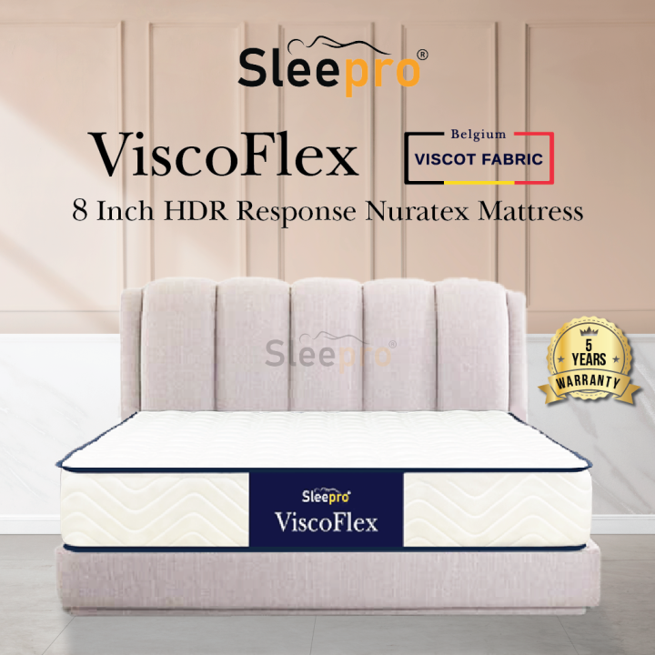 Sleepro ViscoFlex Mattress | 8-Inch HDR Response Nuratex | Lazada