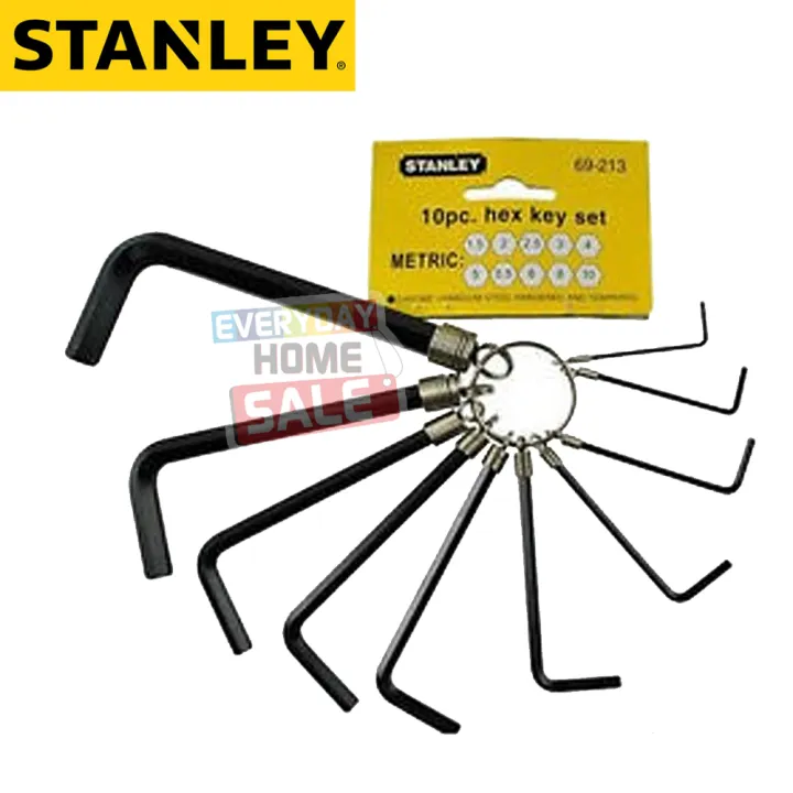 Stanley Allen Wrench Hex Key ring 10-pc | Lazada PH
