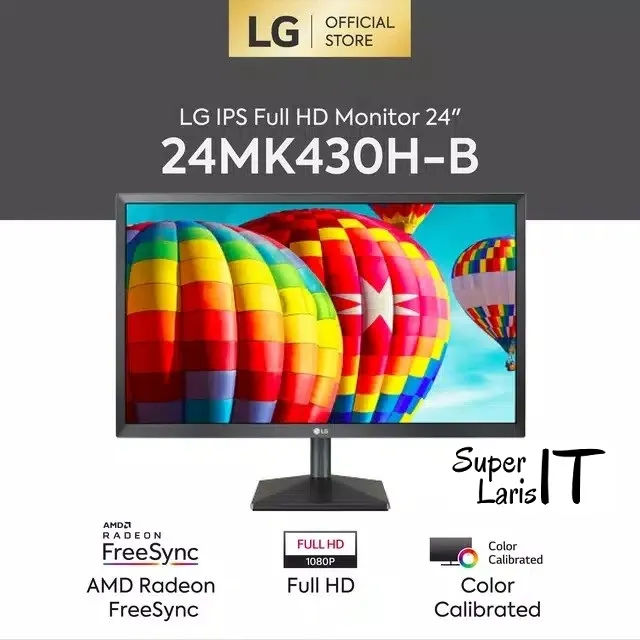 Monitor LG 24MK430H B 24 inch 24" IPS 75hz Refresh Rate & AMD freeSync ...