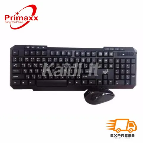 Kaidi Primaxx ชุดคีย์บอร์ด,เมาส์ไร้สาย Wireless keyboard mouse Combo ...