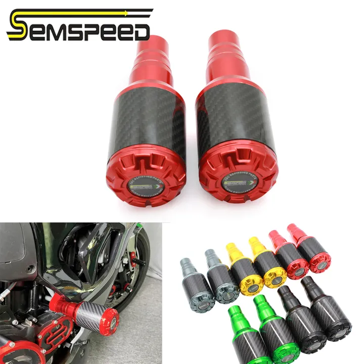 SEMSPEED Universal 8mm Motorcycle Engine Guard Anti Crash Slider ...
